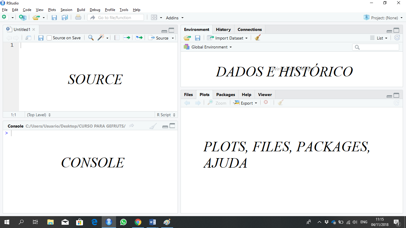 4 Primeiros passos | Conheça o R: Introdução, dicas e curiosidades